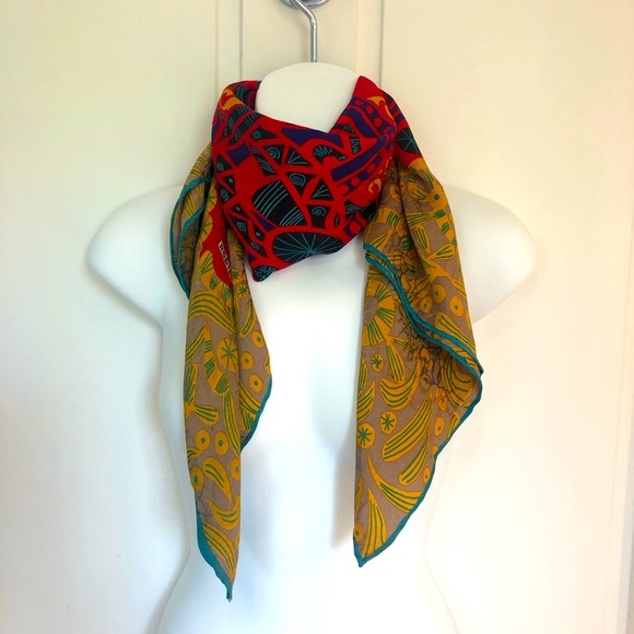 RODIER | Accessories | Vintage 8s French Silk Scarf From Rodier Paris ...